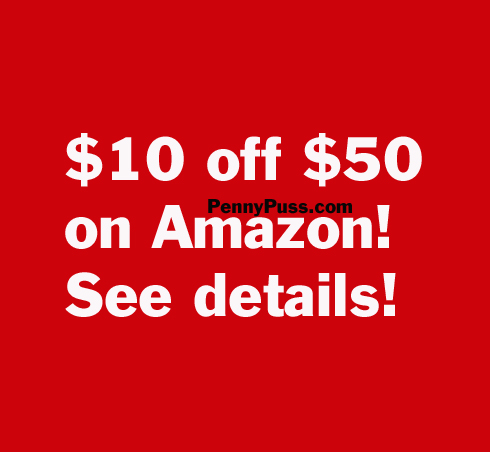 $10 off $50 Amazon Coupon!
