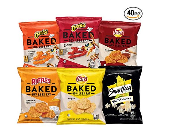 Frito-Lay Baked and Popped 40 count Variety Pack Deal!