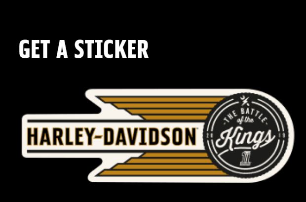 FREE Harley Davidson Sticker!