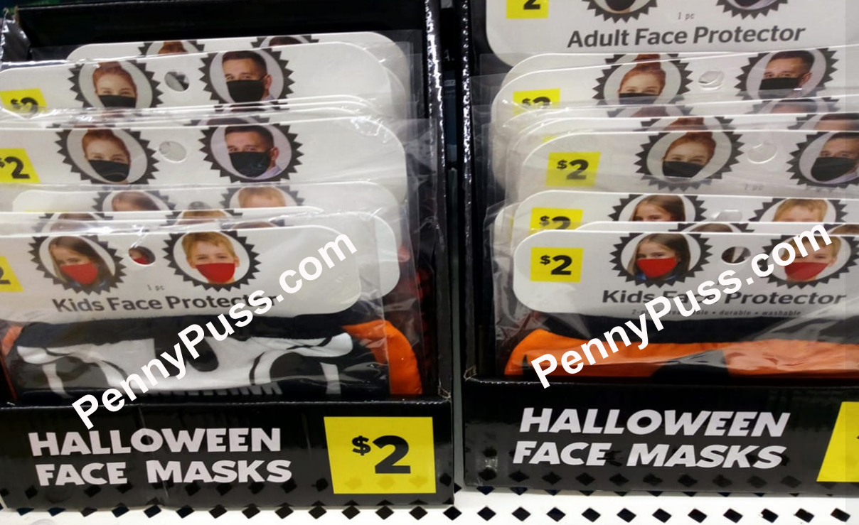 Halloween Face Masks only 60¢ at Dollar General!