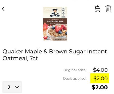Dollar General NEW stacking $2 Quaker Coupon!