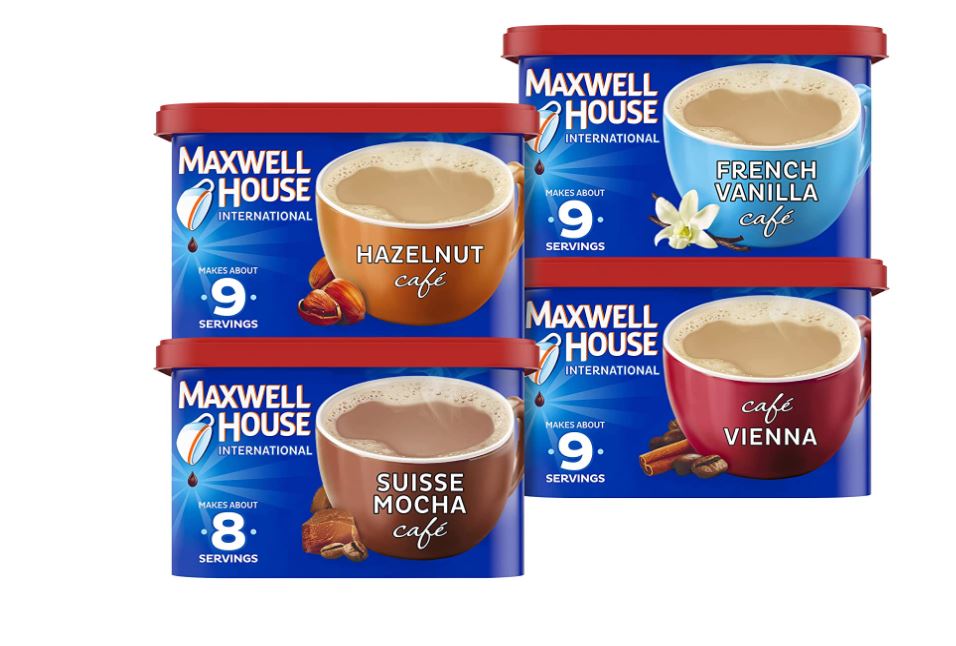 Maxwell House International Coffee Variety Pack 50% off coupon!