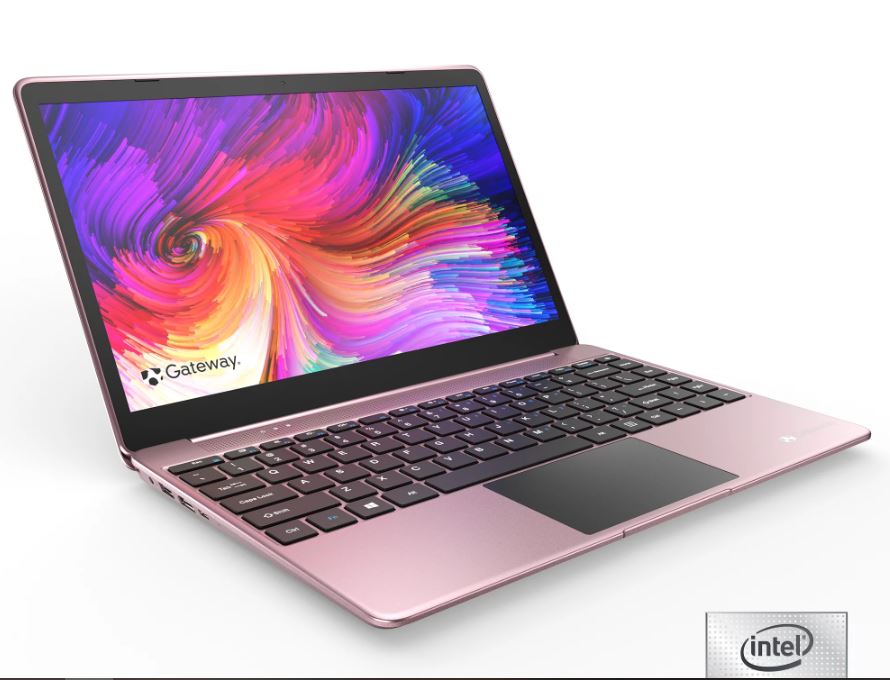 Pink Gateway 14.1" Laptop, Intel Core i5, 16GB RAM, 256GB SSD, 1080p