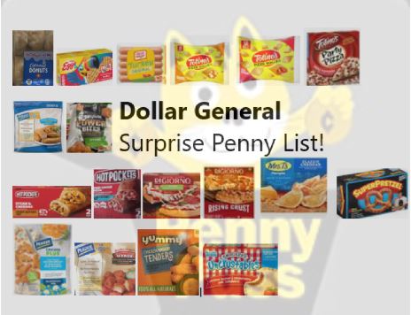 Dollar General SURPRISE Penny List for some stores!