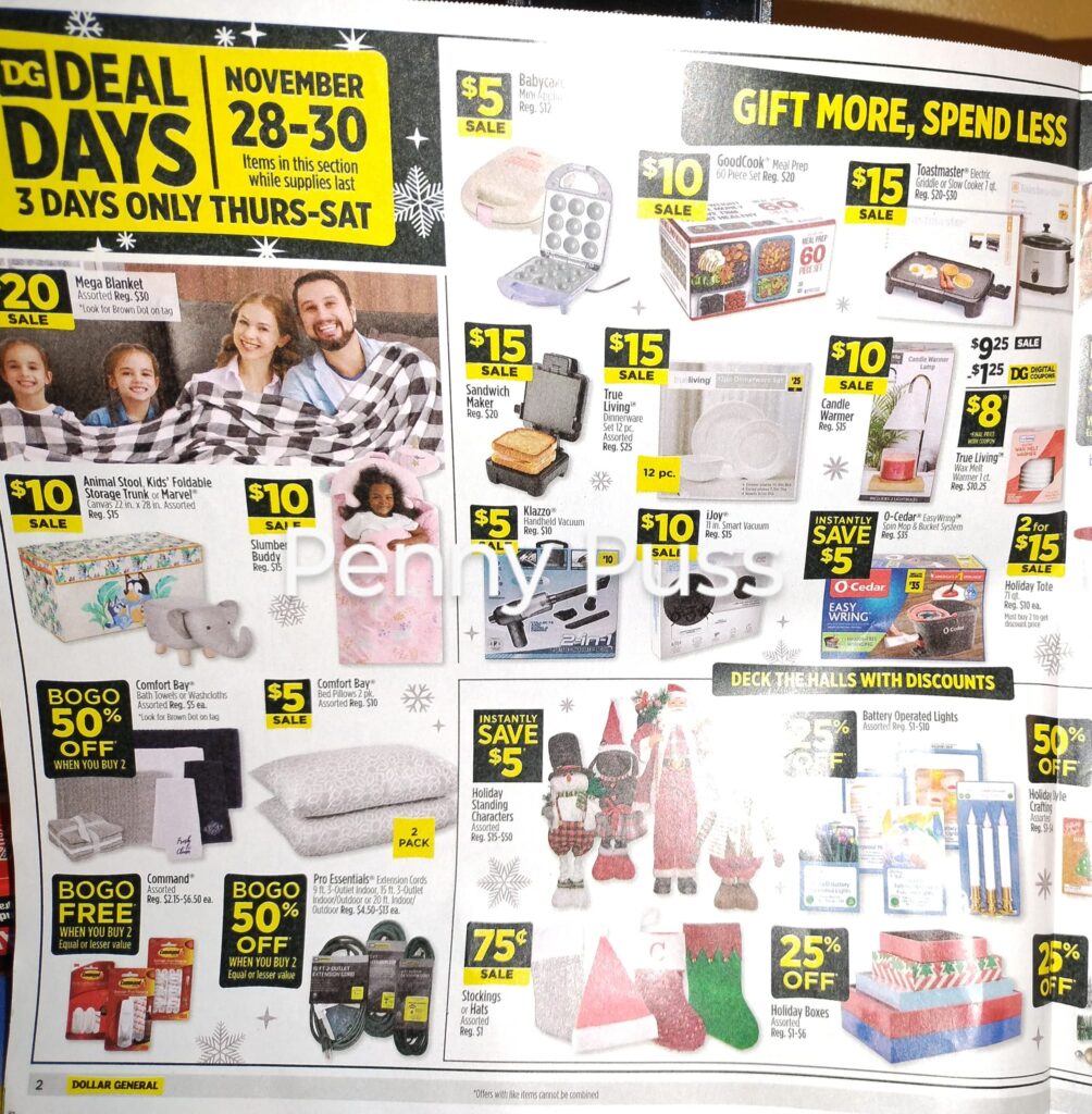Dollar General 3 Day Sale (also 1 Day Deals!)