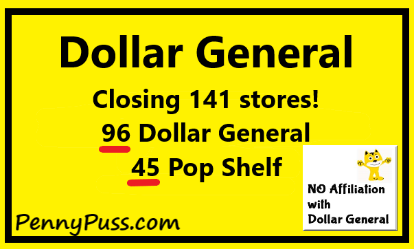 Dollar General closing 96 DG stores and 45 Popshelf, here is what we ...