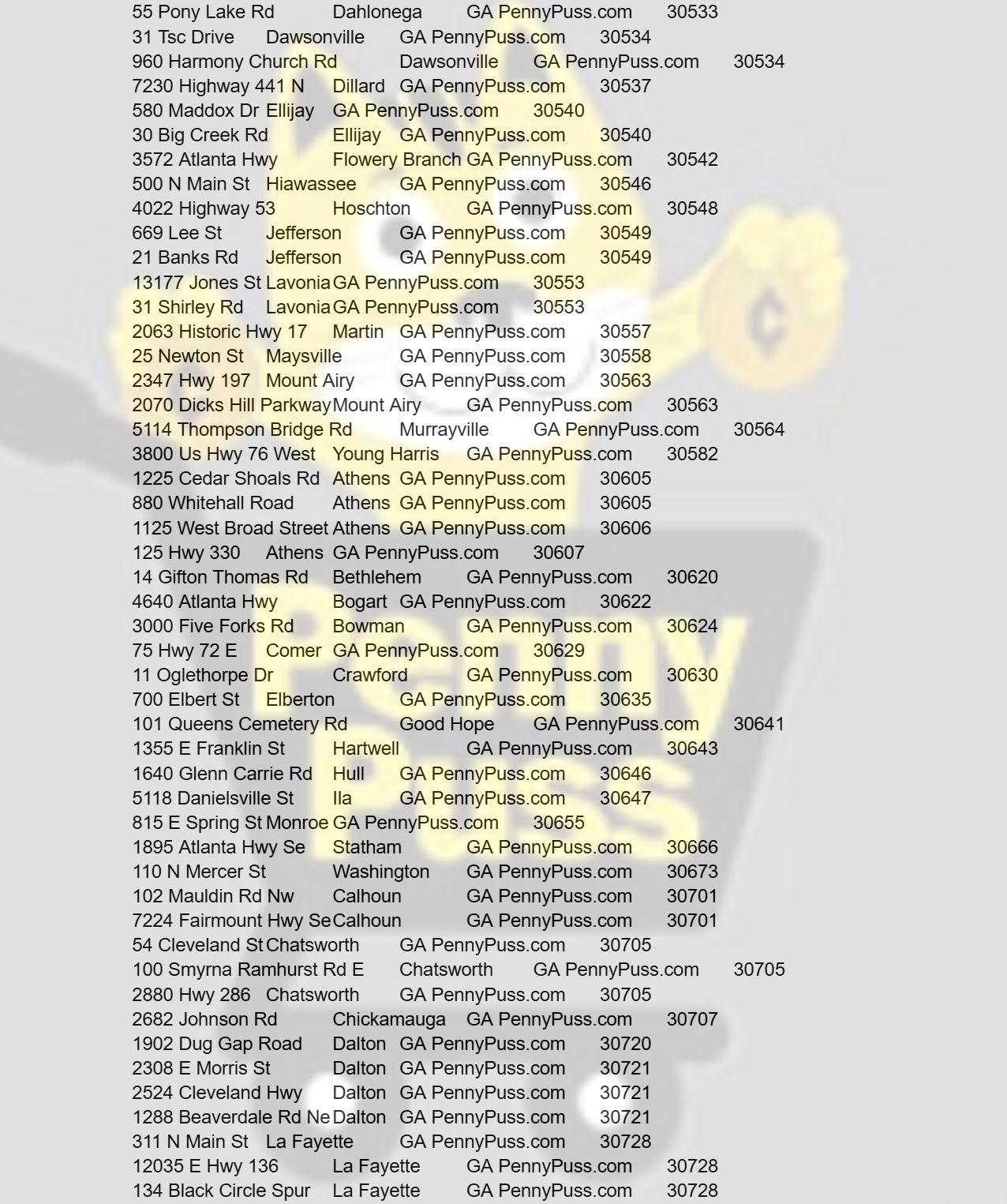 Georgia: Dollar General Penny List select items cooler/ select locations