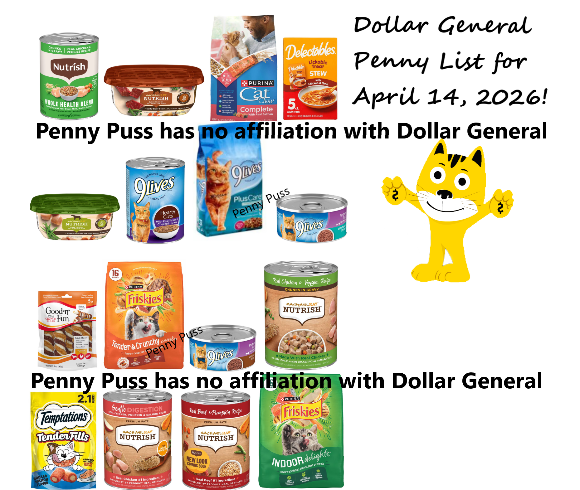 Dollar General Penny LIst for April 14, 2026