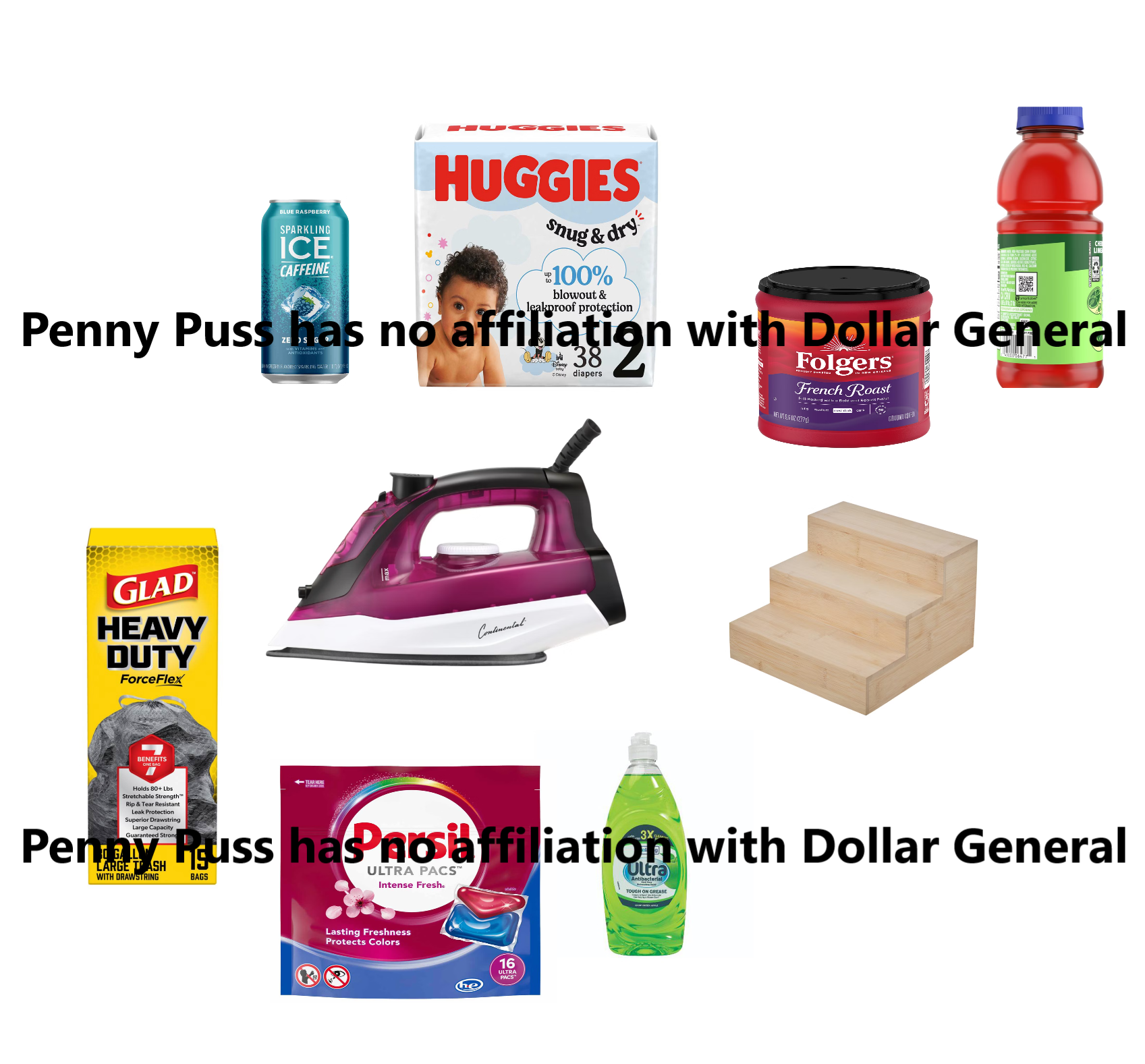 Dollar General clearance event some included items